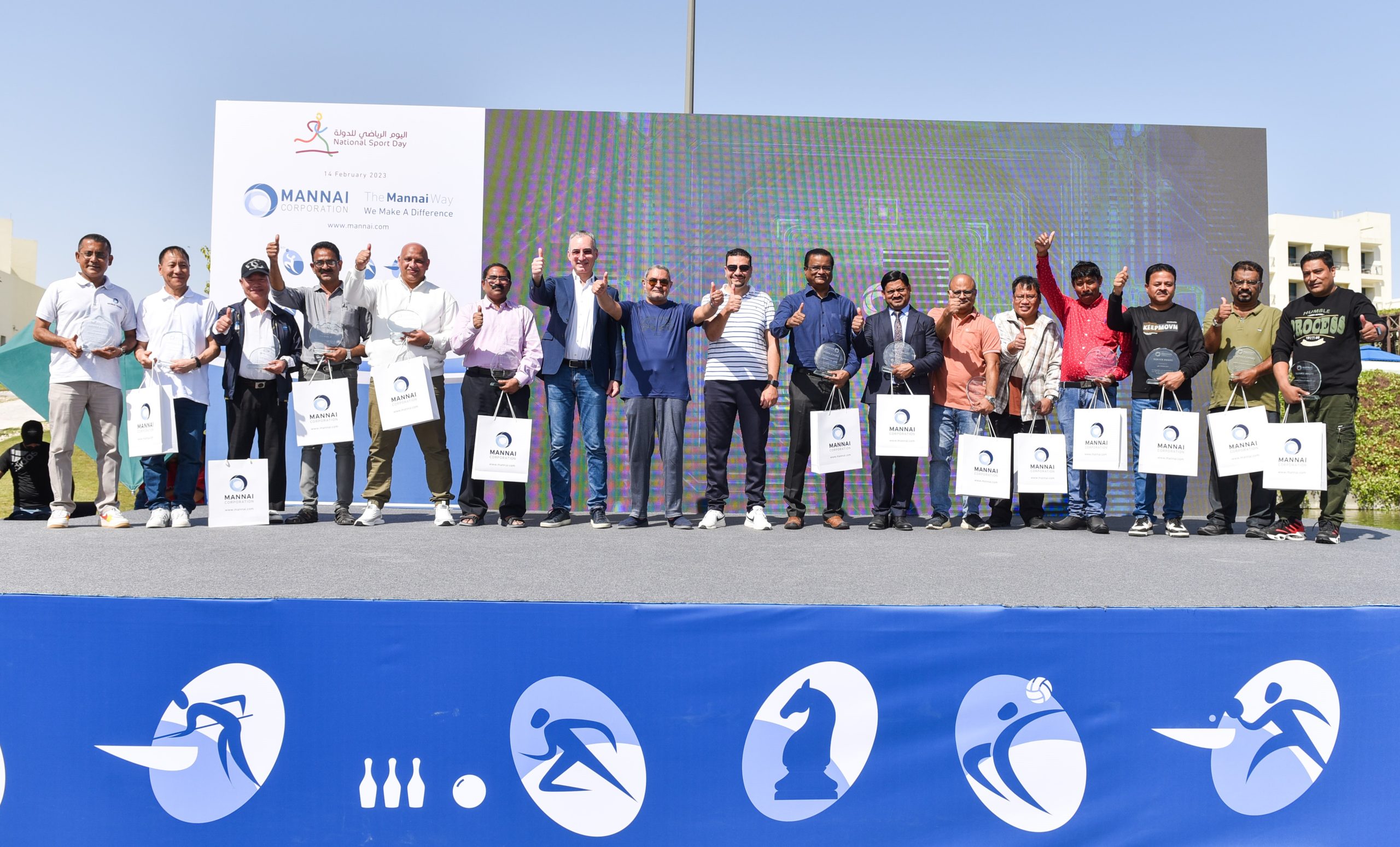 Mannai Corporation celebrates Qatar National Sports Day with employees ...