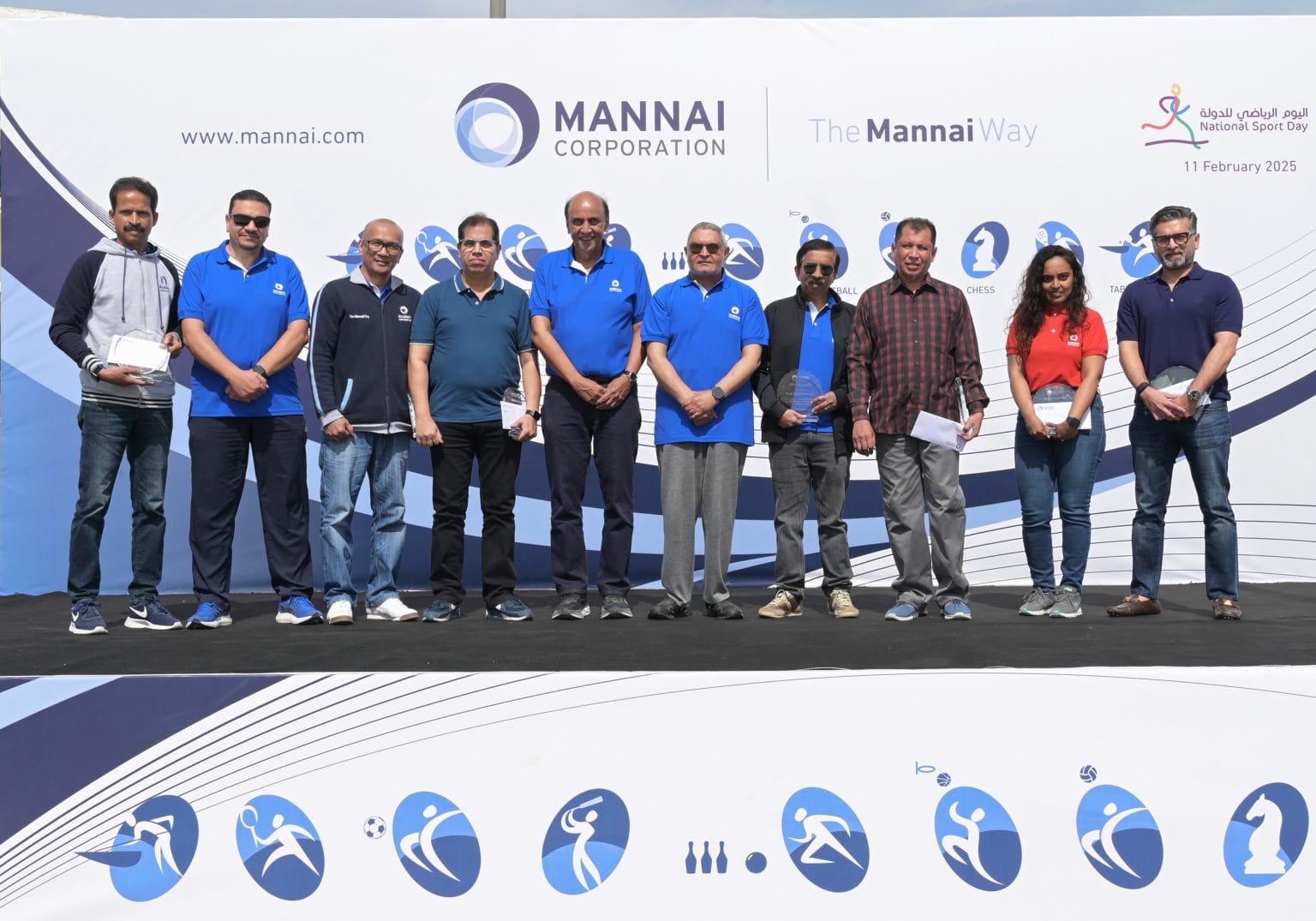 Mannai Corporation Marks Qatar National Sport Day 2025 - Mannai Corporation QPSC